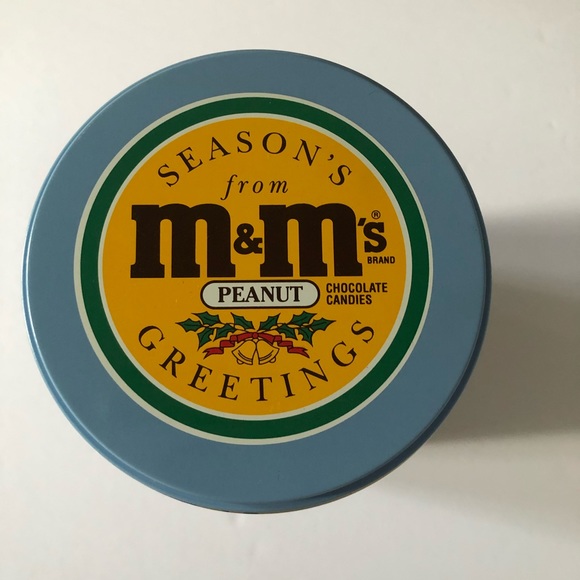 M&M'S | Kitchen | Vintage Mms Christmas Holiday Tin | Poshmark